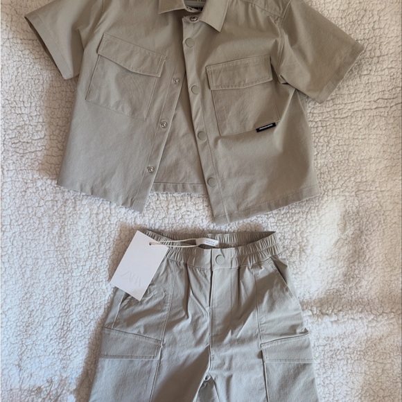 Zara | Matching Sets | Zara Kids Matching Set In Beige | Poshmark